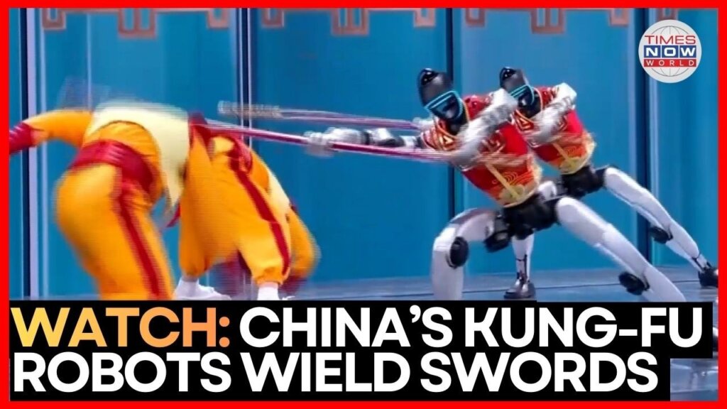 WATCH: China Unveils Kung Fu Robots With Swords, Robots Use Weapons ...